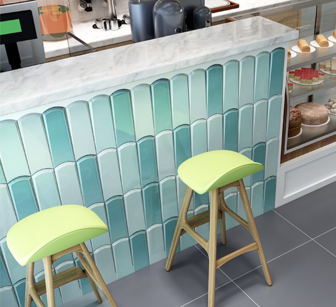 Feather shape tiles – Tilend Ceramics