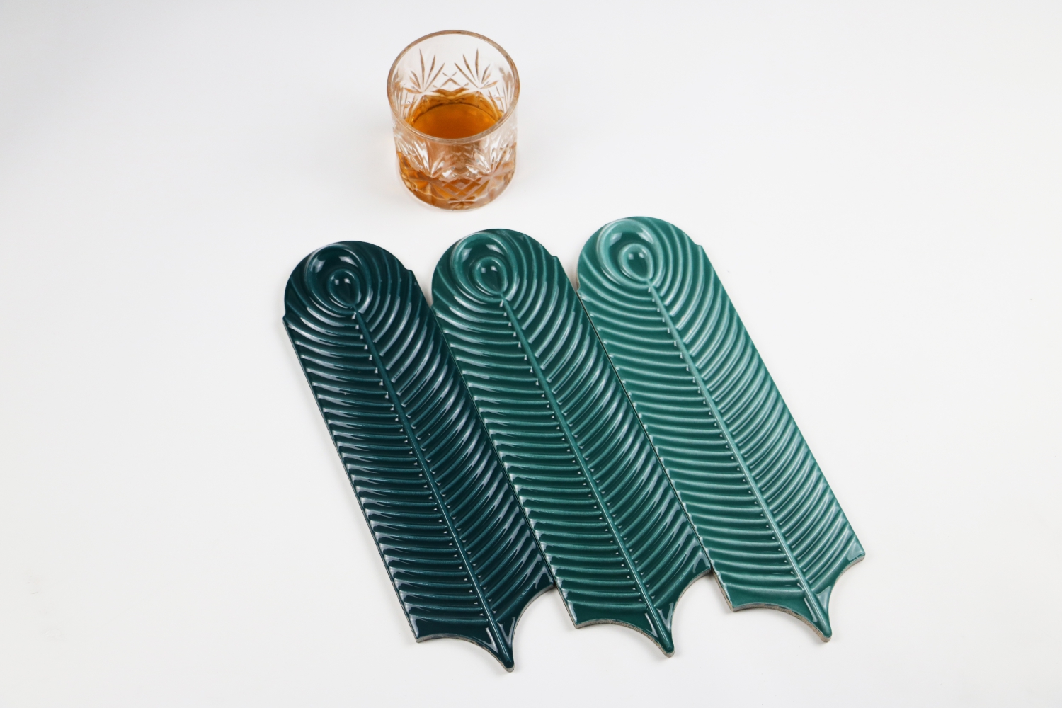 Feather shape tiles – Tilend Ceramics