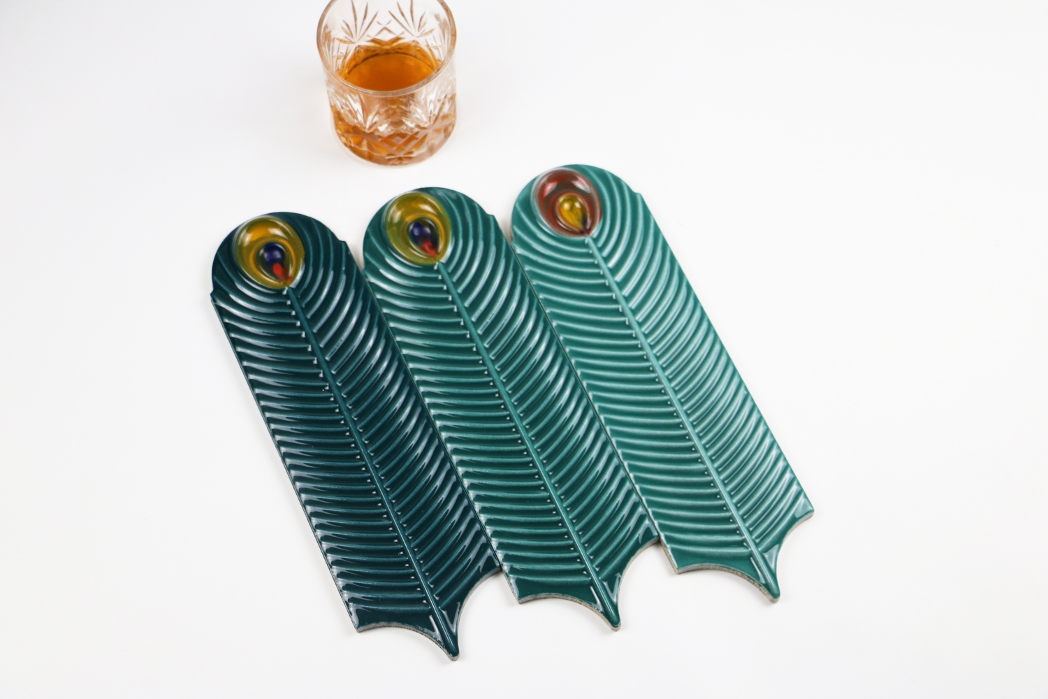 Feather shape tiles – Tilend Ceramics