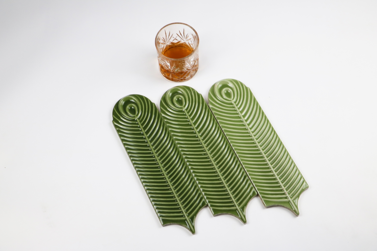 Feather shape tiles – Tilend Ceramics